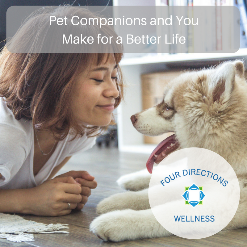 Pet Companions and You Make for a Better Life